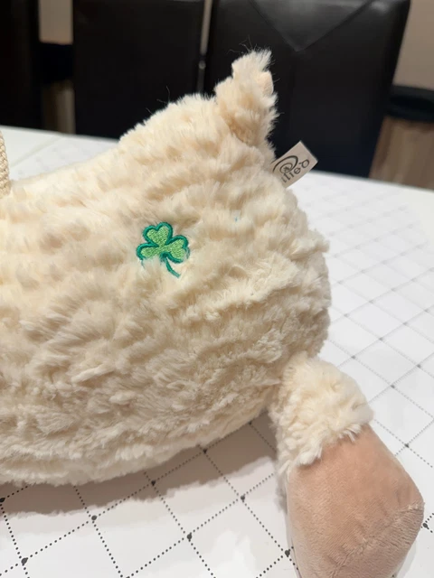 IRELAND SHEEP SOFT Toy Plush Allied Kiddiefun 35cm Shamrock Green ...