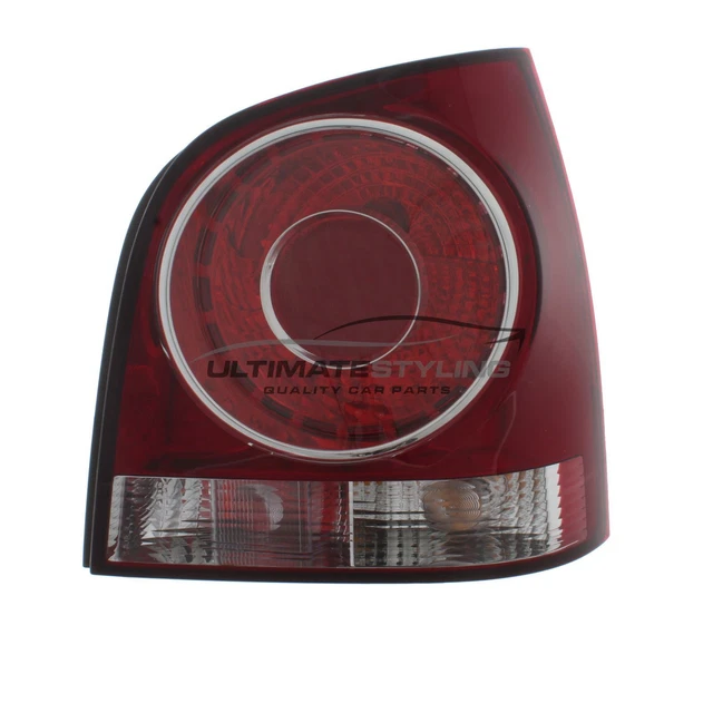 VW POLO REAR Light 9N3 2005-2010 Hatchback Tail Lamp Lens Drivers Side ...