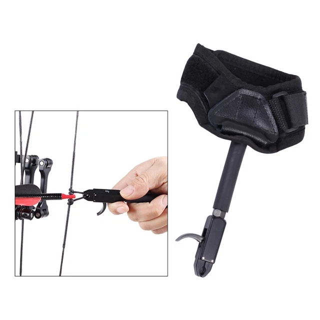 WRIST RELEASE PART Clamp Design Compound Bow Humanized Wrist Strap Aids ...