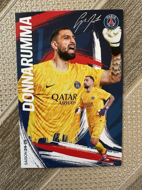 GIANLUIGI DONNARUMMA PSG Paris Saint Germain Autogrammkarte AK EUR 14 ...