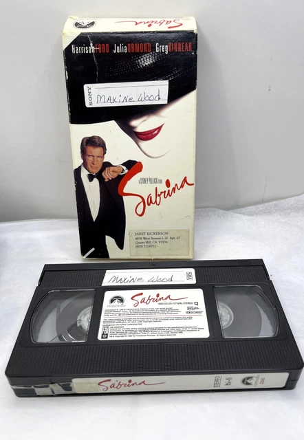 1996 SABRINA VHS Paramount Pictures Harrison Ford Julia Ormond Greg ...