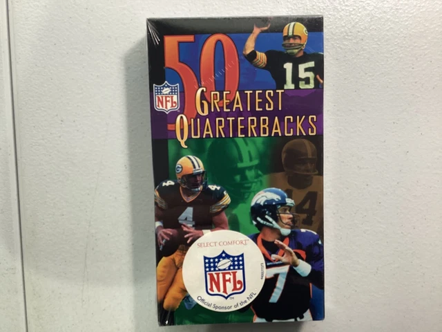 50 GREATEST QUARTERBACKS in the NFL VHS Sealed Hype Sticker Bart Starr ...
