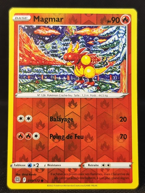 CARTE POKÉMON MAGMAR Reverse 019/172 EB9 Stars Étincelantes Neuf FR (D ...
