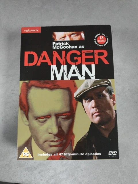 DANGER MAN DVD Complete Series 47 Episodes Patrick McGoohan Boxset £44. ...