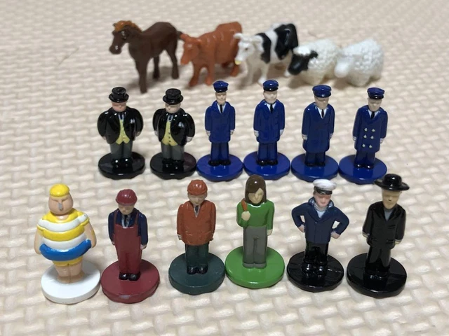 RARE TOMY THOMAS Capsule Plarail mini Figure SET - sir Topham Hatt etc ...