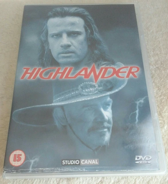 HIGHLANDER UNCUT DVD Christopher Lambert Sean Connery Clancy Brown ...