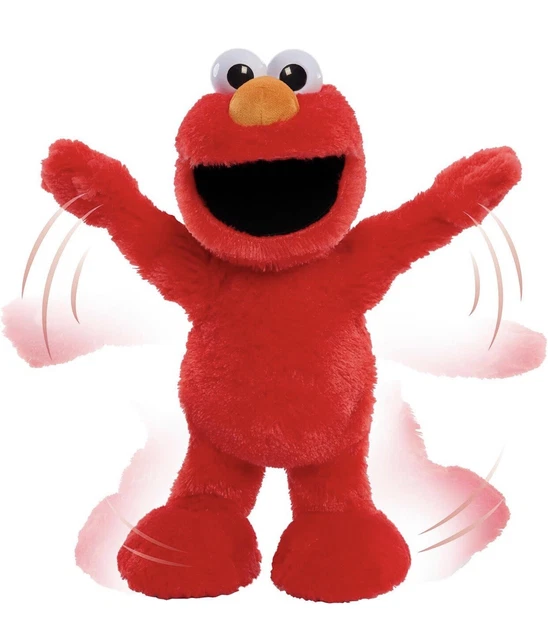 SESAME STREET ELMO Slide animated dancing taking singing Elmo Read ...