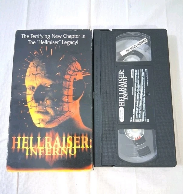 HELLRAISER INFERNO VHS Horror Movie Clive Barker Pinhead Former Rental ...