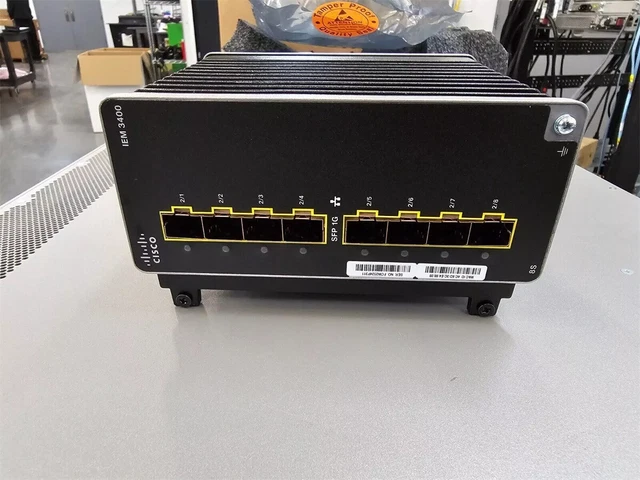 CISCO IEM-3400-8S CATALYST IE3400 8-Port GE SFP Expansion Module $7,049 ...