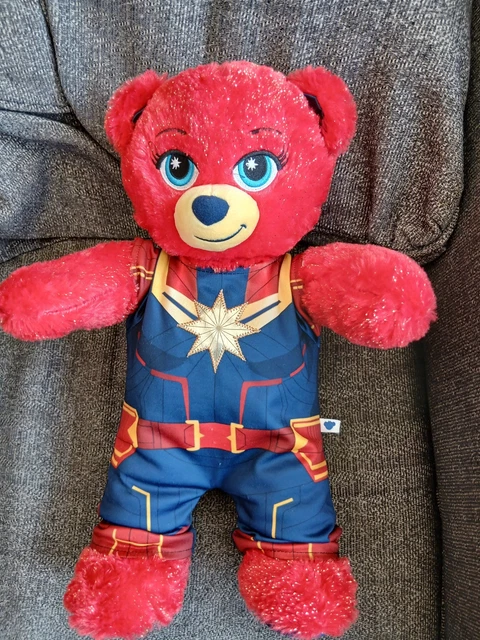 MARVEL AVENGERS CAPTAIN America Teddy Plush Toy Build-A-Bear Workshop £ ...