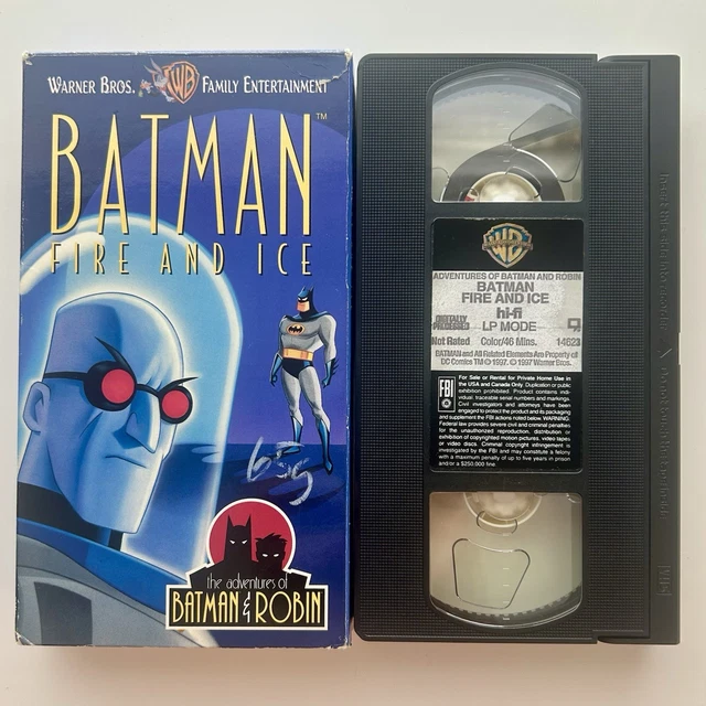BATMAN FIRE AND Ice VHS The Adventures Of Batman & Robin $13.35 ...