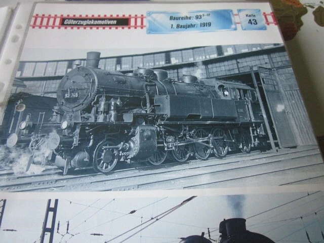 DEUTSCHE DAMPFLOK &RISSZEICHNUNG G43 pr. T 14.1 preußische Staatsbahn BR 93.5-12 EUR 4,63 ...