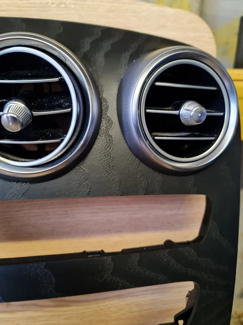 MERCEDES C CLASS W205 Centre Console Wood Trim Black A2056809504 £175. ...