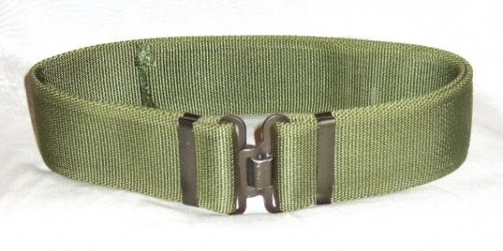 BRITISH ARMY AND Air Cadet, Olive Green Working Belt, Genuine issue £9. ...