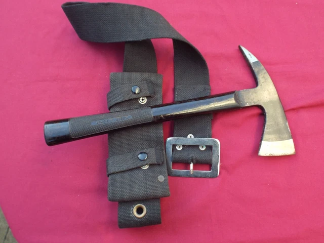 WW2 NFS Fireman's Chillington Arpax Axe, Service Belt And Pouch £75.00 ...