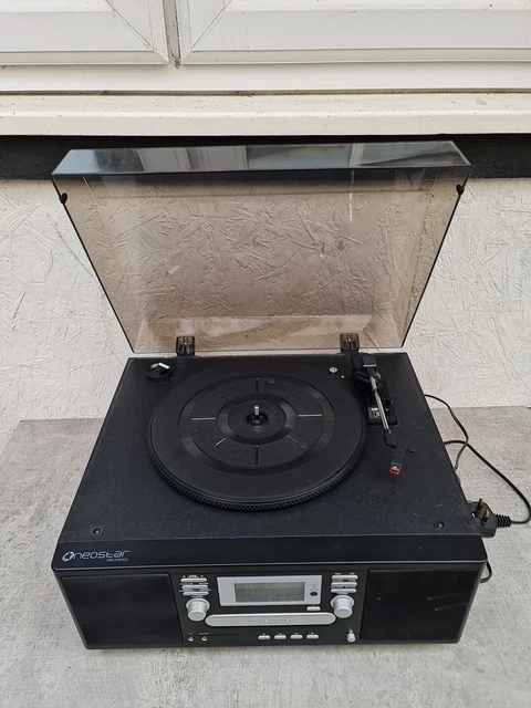 NEOSTAR LE01 TURNTABLE Casette Deck Cd Burner Black Usb To Pc £37.12 ...