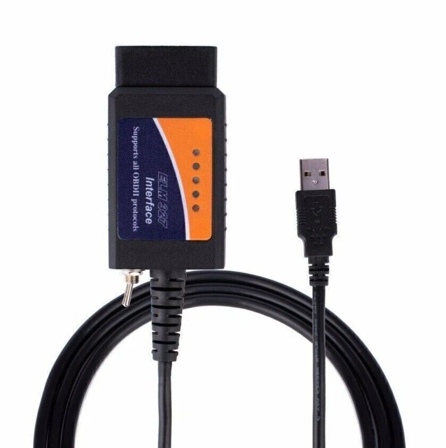 ELM327 USB FORSCAN OBD2 Adapter for Ford Car Diagnostic Scanner MS can ...