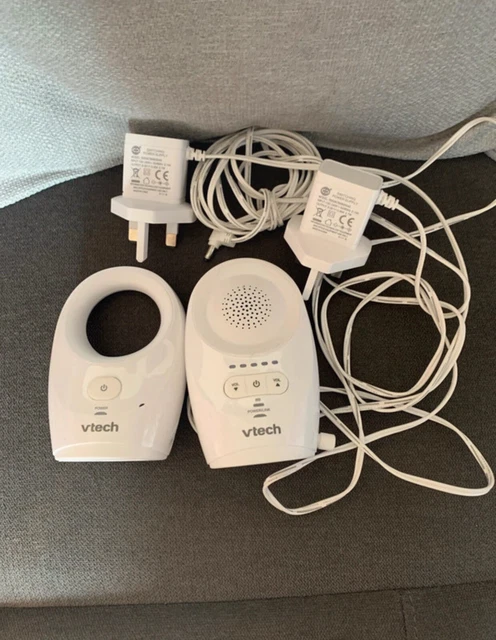 VTECH MODEL DM1111 SAFE & SOUND Range AUDIO BABY MONITOR Sound Only ...