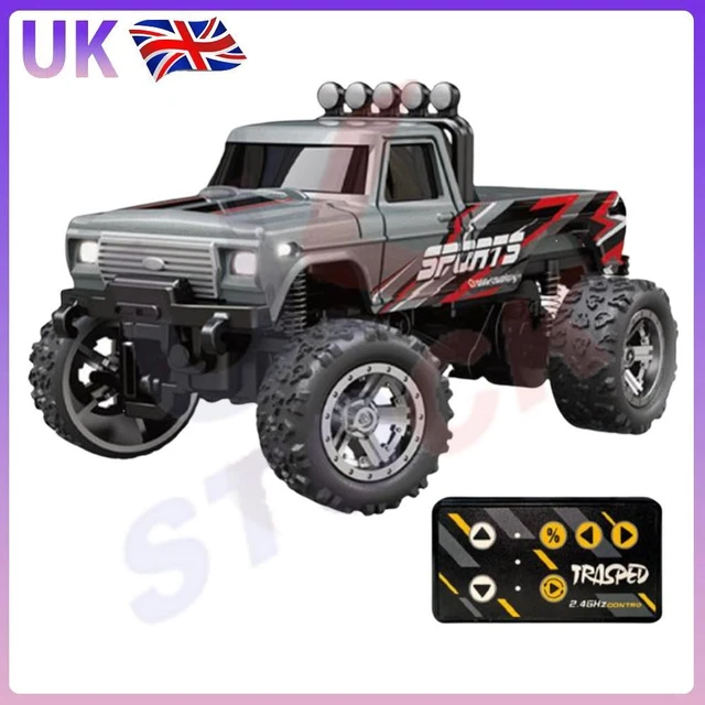 1/64 REMOTE CONTROL Car All Terrain Off-Road Monster Truck Electric ...