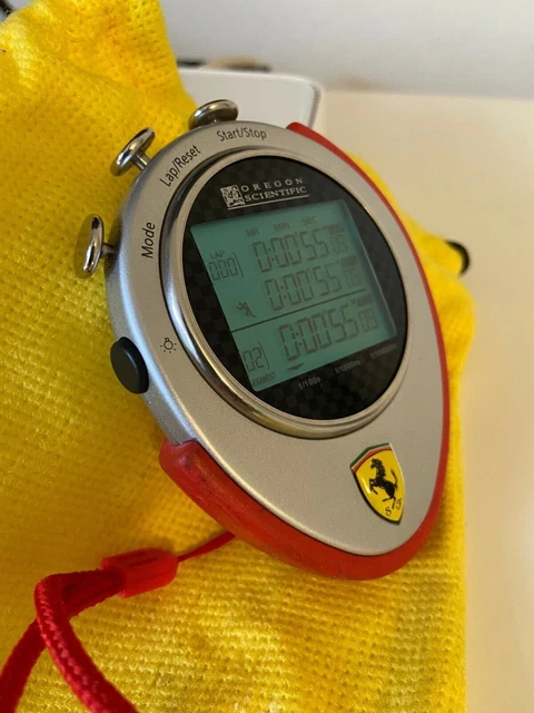 F1 FERRARI HOCKENHEIM 500-Lap Stopwatch SL929-R Oregon Scientific £24. ...