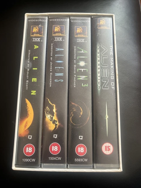 ALIENS VIDEO (VHS) Box Set Plus Bonus Making Of Alien Resurrection VHS ...