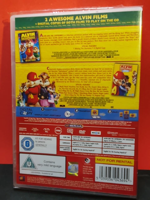 ALVIN AND THE Chipmunks/ Alvin and the Chipmunks 2 Double Pack [B ...