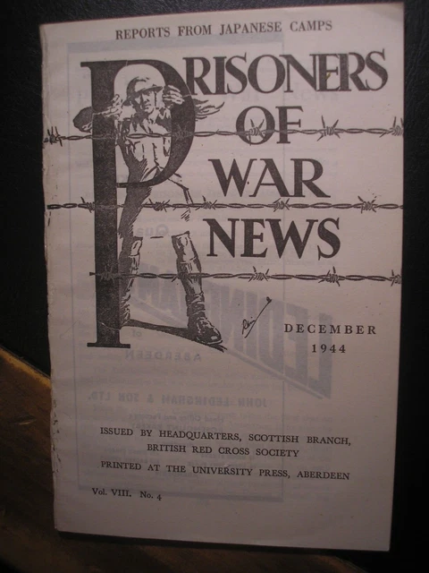 SCOTLAND MILITARY HIstory POW News 1944 Aberdeen British Army Germany ...