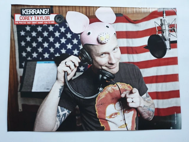 COREY TAYLOR SLIPKNOT A4 Poster Kerrang Magazine Uk £5.49 - PicClick UK