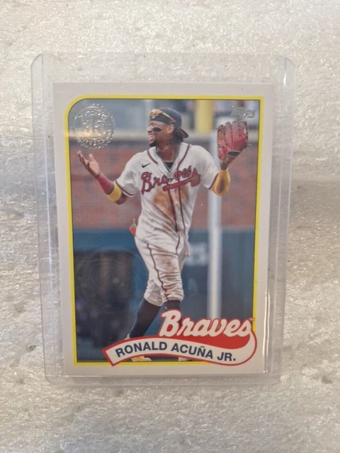 2024 TOPPS SERIES 1 #89B-17 Ronald Acuna Jr 1989 35th Anniversary ...