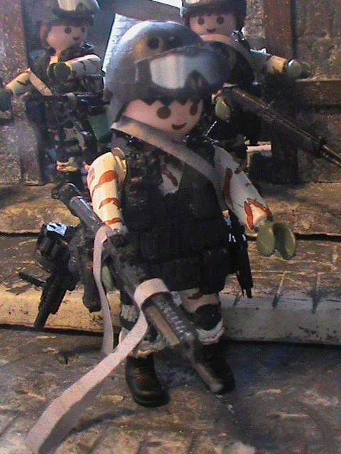 PLAYMOBIL CUSTOM US Delta Force (Mogadiscio) (Somalie-1993) Ref-0257 ...