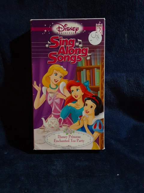DISNEY PRINCESS SING-ALONG Songs Volume 2: Enchanted Tea Party (VHS ...