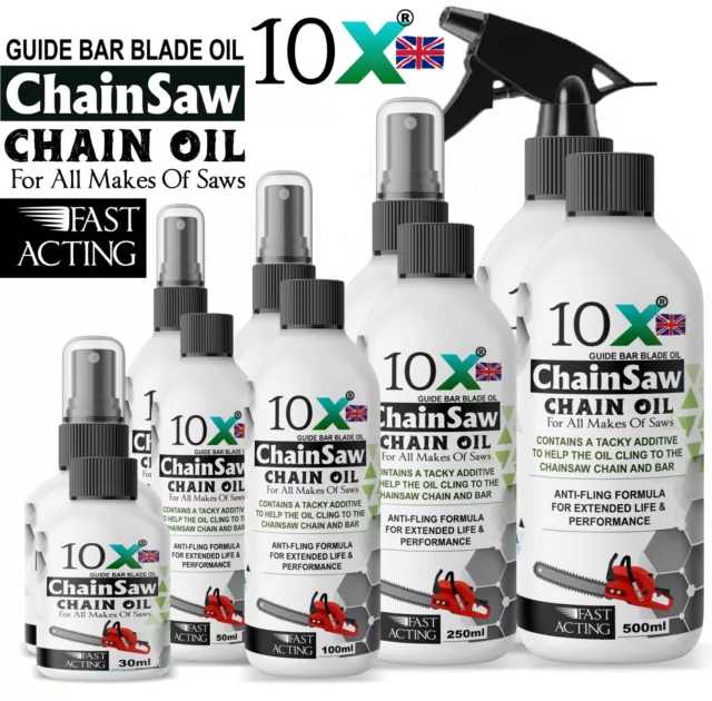 CHAINSAW CHAIN OIL Guide Bar Blade Oil for All Makes Of Saw UK Fast ...