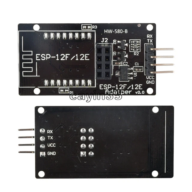 ESP8266 ESP-01 ESP-12F/12E Serial Wi-Fi Wireless Adapter Module 5V For ...
