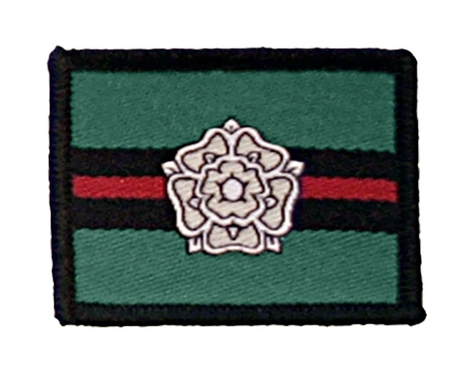 BRITISH ARMY YORKSHIRE Regiment - Tactical Recognition Flash - TRF EUR ...