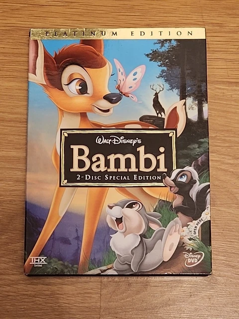 BAMBI DVD 2-DISC Special Edition Walt Disney Platinum Edition Deleted ...