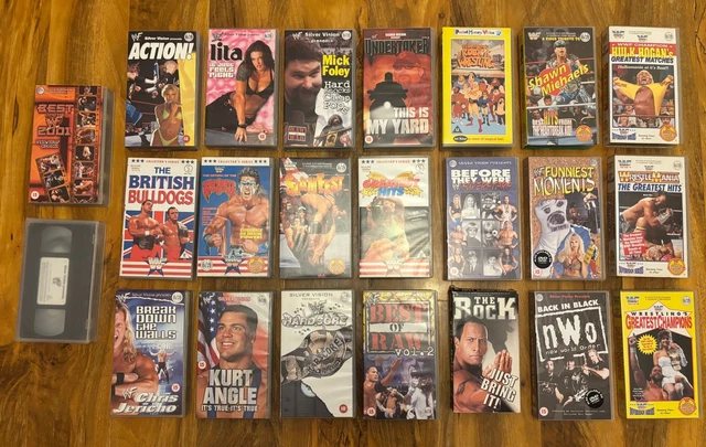 RARE VINTAGE WWF VHS Tapes X25 Bundle Joblot Retro 80s 90s £115.03 ...