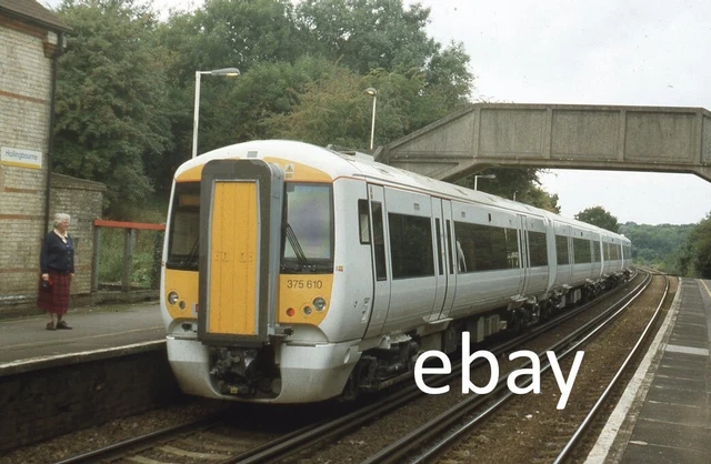 ORIGINAL 35MM BUS SLIDE CONNEX EMU 375610 at HOLLINGBOURNE ON TRIALS 26 ...
