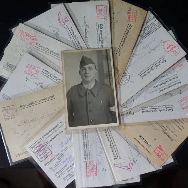 WW2 14 LETTRES Prisonnier De Guerre Stalag Ix A Kriegsgefangenenpost ...