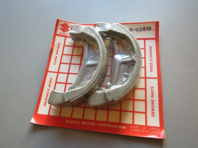 NOS SUZUKI RM80 RM 80 1982-1985 OEM Genuine Rear Brake Shoes Set 64400 ...