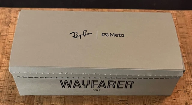 RAY-BAN META WAYFARER Gen 2 L Polar Gradient Graphite RW4012 - New In ...