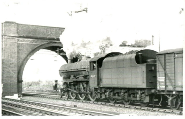 RAILWAY PHOTOGRAPH BR Jubilee Class 4-6-0 No 45590 TRAVANCORE at Ashton ...