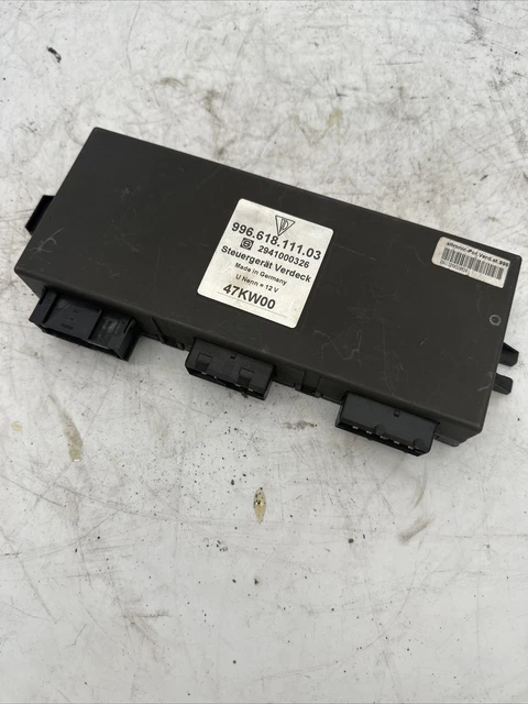 1999 PORSCHE 911 996 Convertible Roof Top Control Unit Module ...