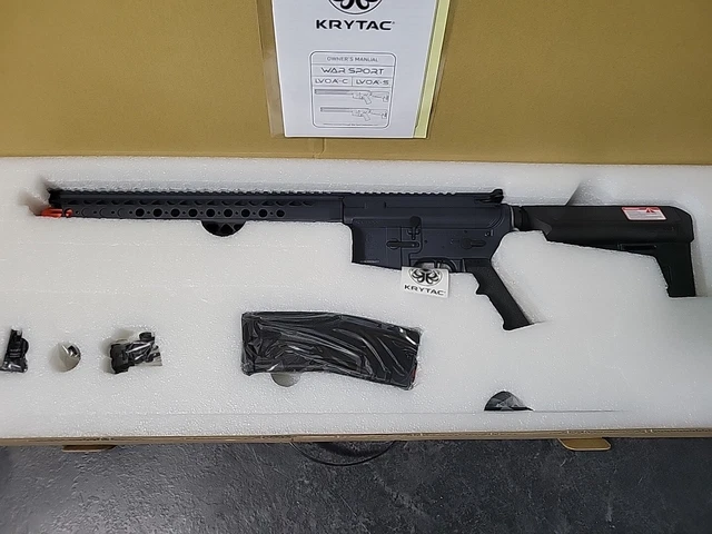 KRYTAC WARSPORT LVOA-S M4 Carbine Airsoft AEG Rifle EVIKE Combat Grey ...