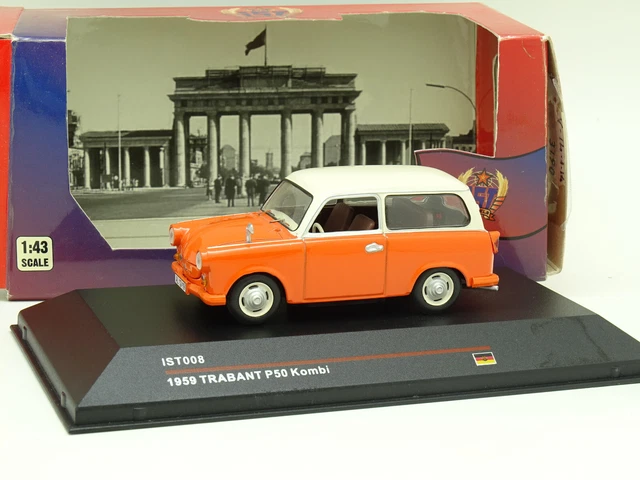 IST 1/43 - Trabant P50 Kombi Orange 1959 EUR 30,00 - PicClick FR