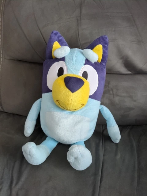 CBEEBIES LARGE BLUEY Plush Cuddly Toy 42 cm. Moose Toys. Soft Toy ...