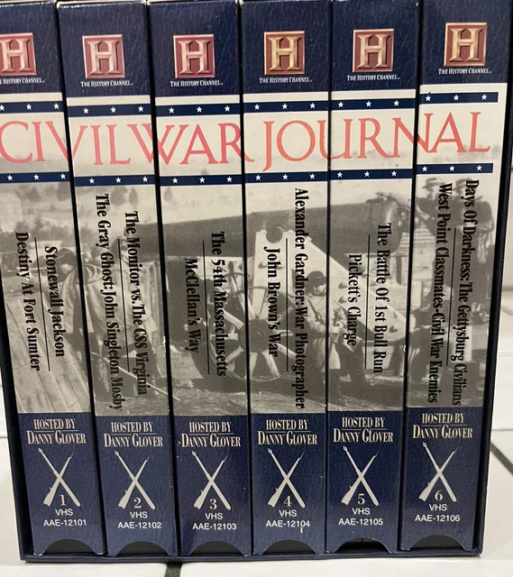 THE HISTORY CHANNEL: Civil War Journal (VHS, 1993) Box Set Like New £13 ...