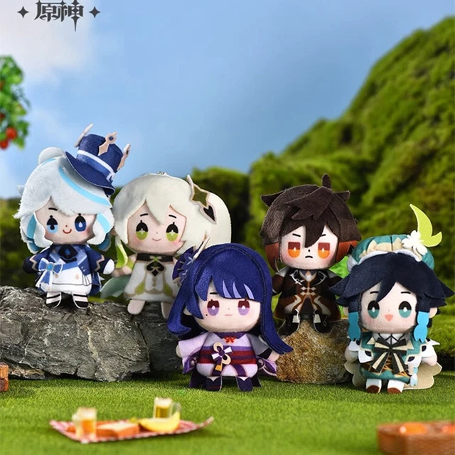 OFFICIAL GENSHIN IMPACT Venti Zhongli Nahida Furina Plush Keychain Finger Dolls $26.80 - PicClick CA