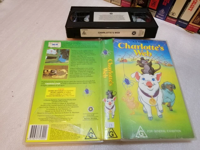 CHARLOTTE'S WEB - Rare Network Video Issue Hanna Babera Classic on Vhs ...