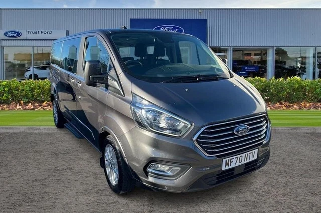 FORD TRANSIT CUSTOM Titanium AUTO L2 LWB 9 Seat Minibus 2.0 EcoBlue ...