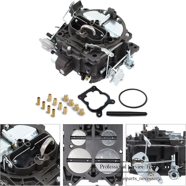 4BARREL MARINE CARBURETOR rochester quadrajet Mercruiser 260 350 engine ...
